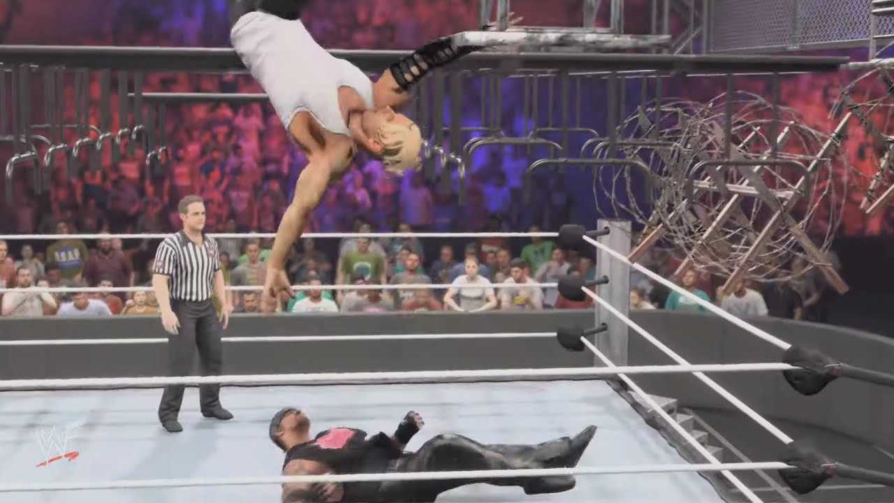 Ragdoll Swanton Bomb | Undertaker vs Jeff Hardy 2002 | WWE 2K23 (PS5 ...