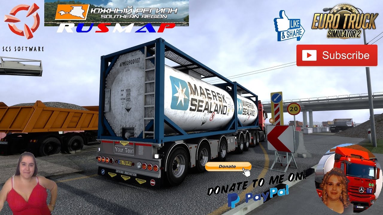 Euro Truck Simulator 2 (1.43) BROSHUIS Combitrailer by Caspian Delivery ...