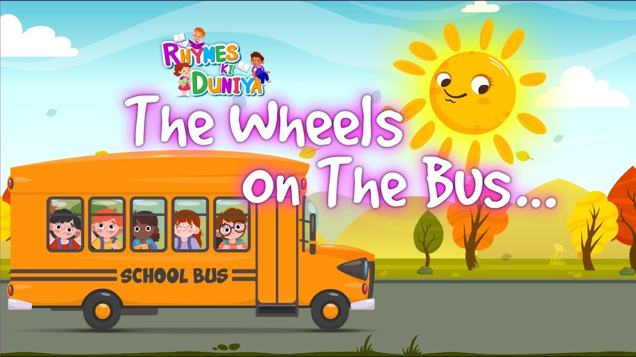 The Wheels on The Bus Song | Baby Bus Song | Nursery Rhymes and Kids ...