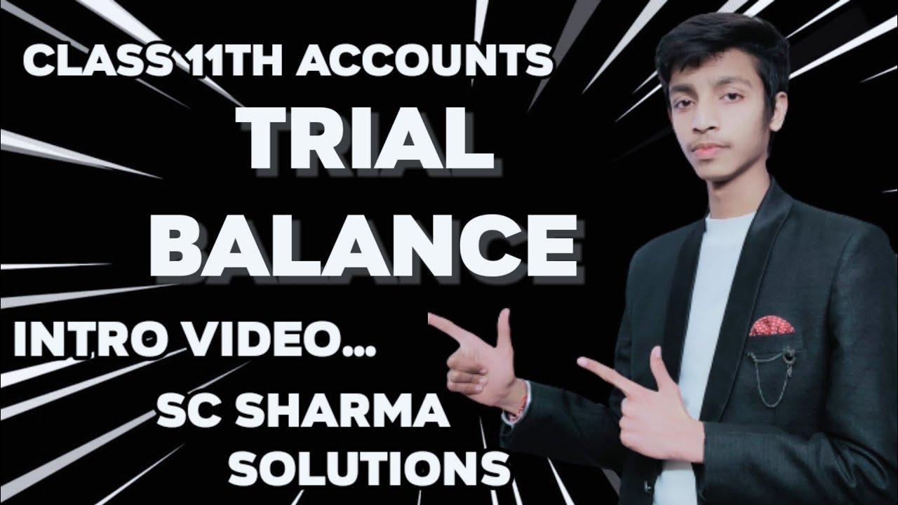 How to prepare a trial balance | trial balance class 11 | trial balance ...