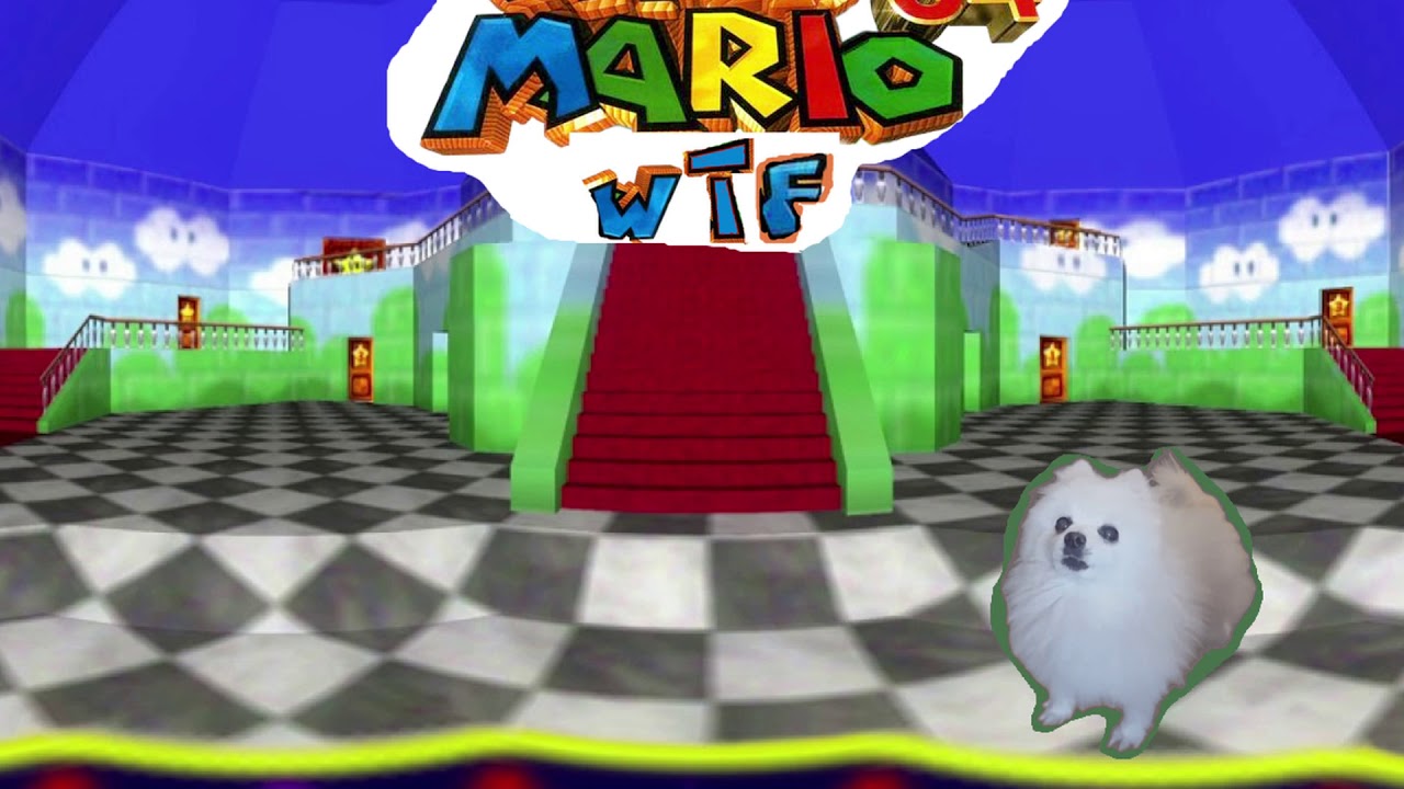 Super Mario 64 Wtf Super Dog 64 Inside Gabe Castle - YouTube