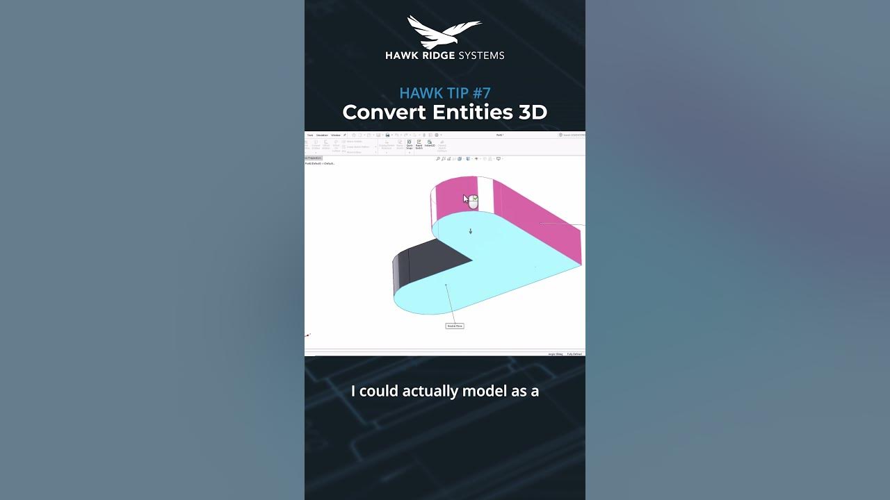 Hawk Tip #7: How to convert entities to sketch even faster - YouTube