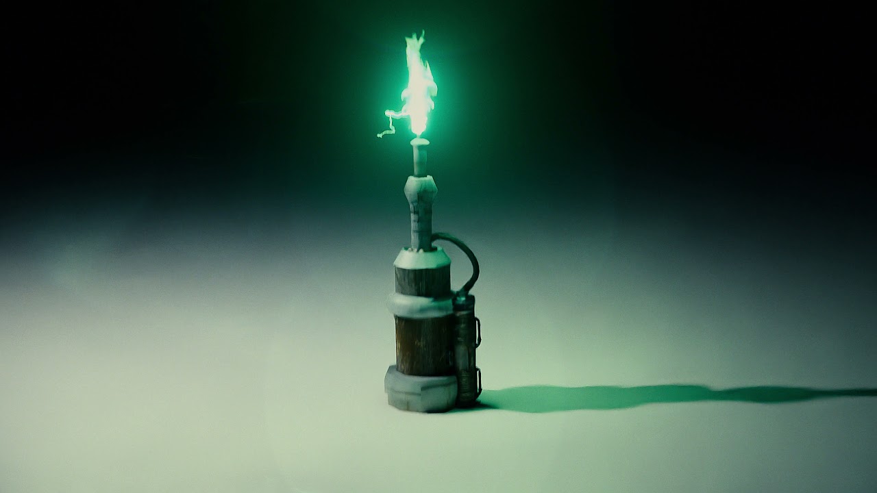 Futuristic sci-fi energy torch (Made with blender) - YouTube