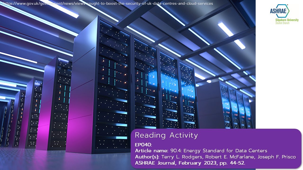 SUSB Reading EP040 90.4: Energy Std for Data Centers (06) - YouTube