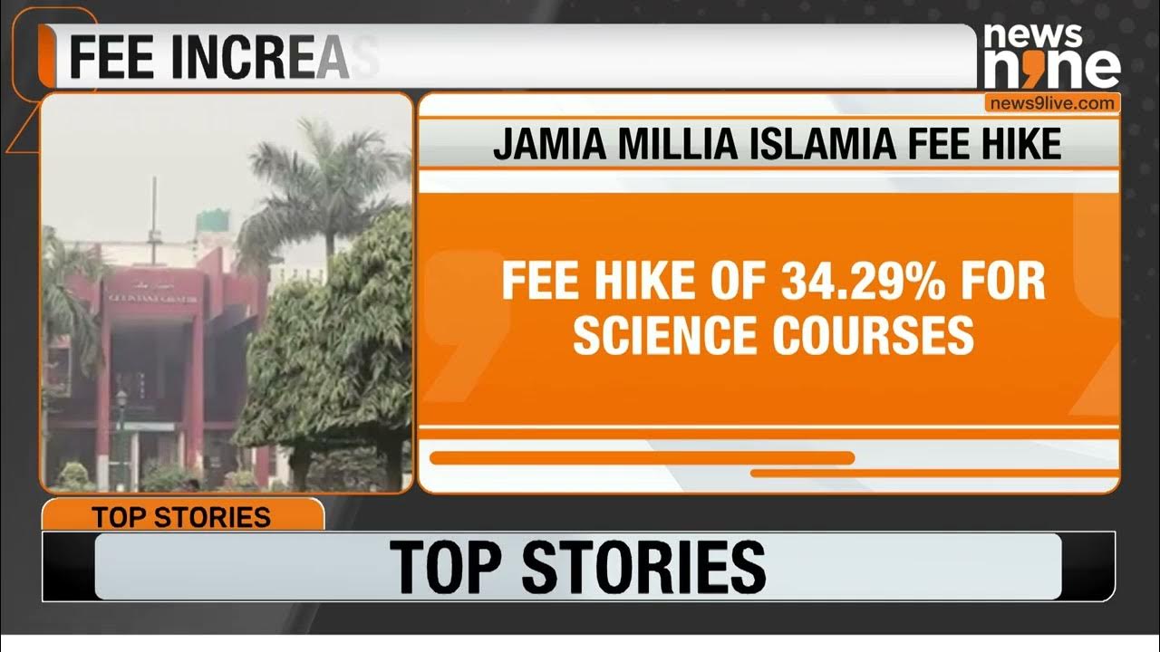 Jamia Millia Islamia Announces Major Fee Hikes for 2025-26 Academic Year | News9 - YouTube