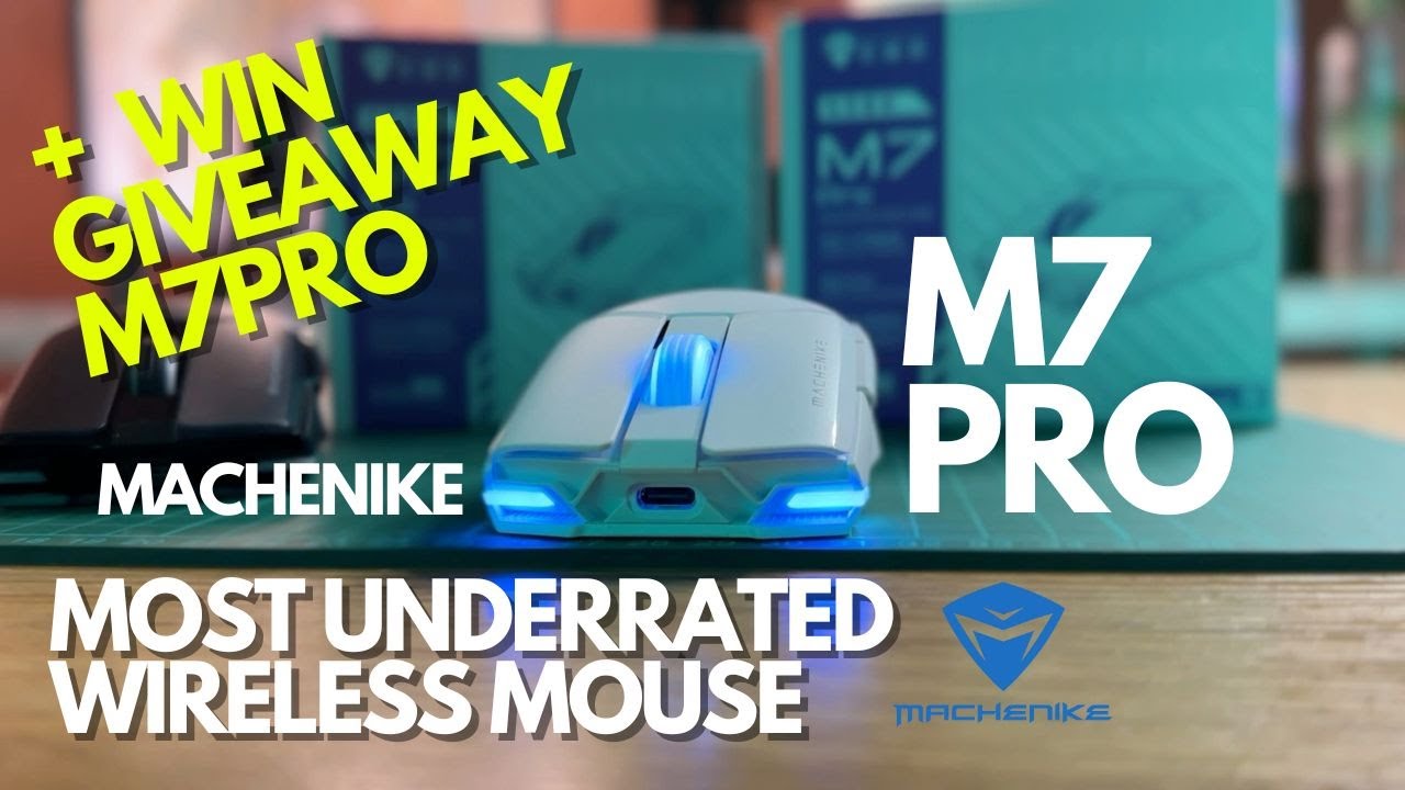 GAME CHANGER! BEST WIRELESS MOUSE M7 PRO BY MACHENIKE - YouTube
