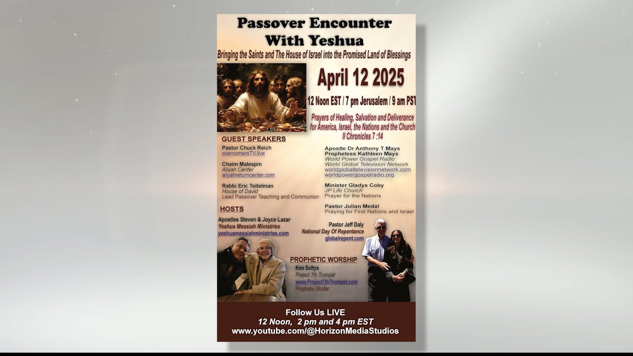 Test-Run - Passover Encounter with Yeshua - Apostle Steven Lazar on ...