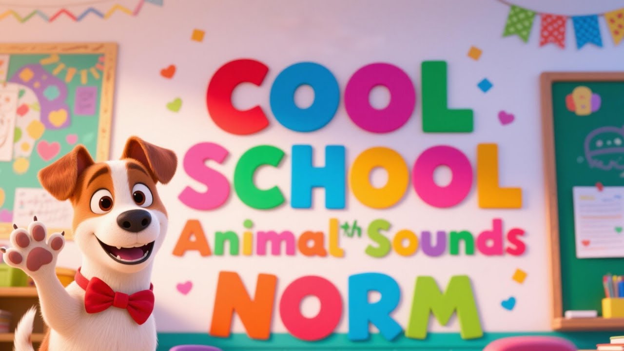 Cool School with Norm | Animal Sounds for Toddlers - YouTube