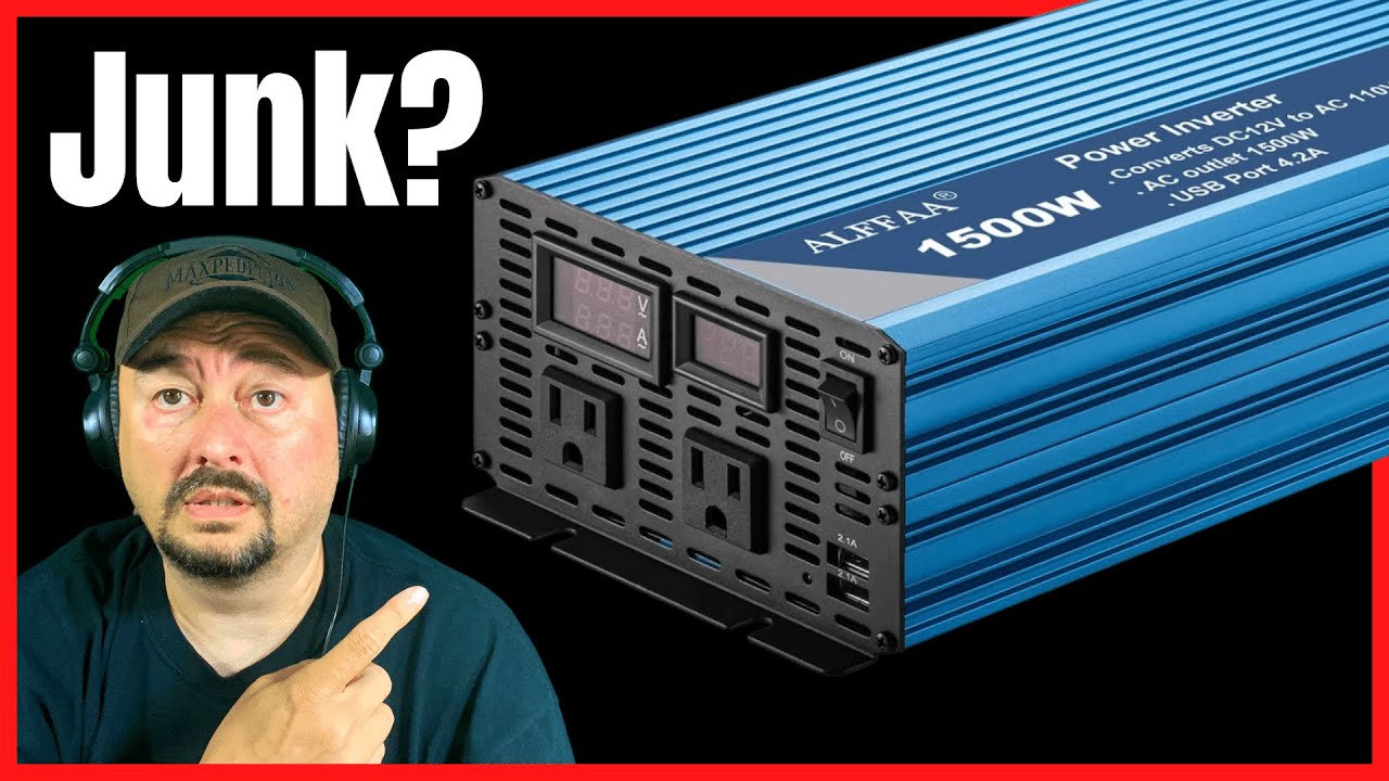 Is it Junk? - ALFFAA 1500W Solar Power Inverter - YouTube