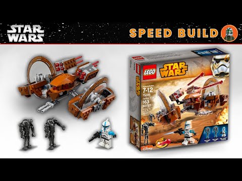 LEGO Star Wars 75085 Hailfire Droid | Speed Build - YouTube