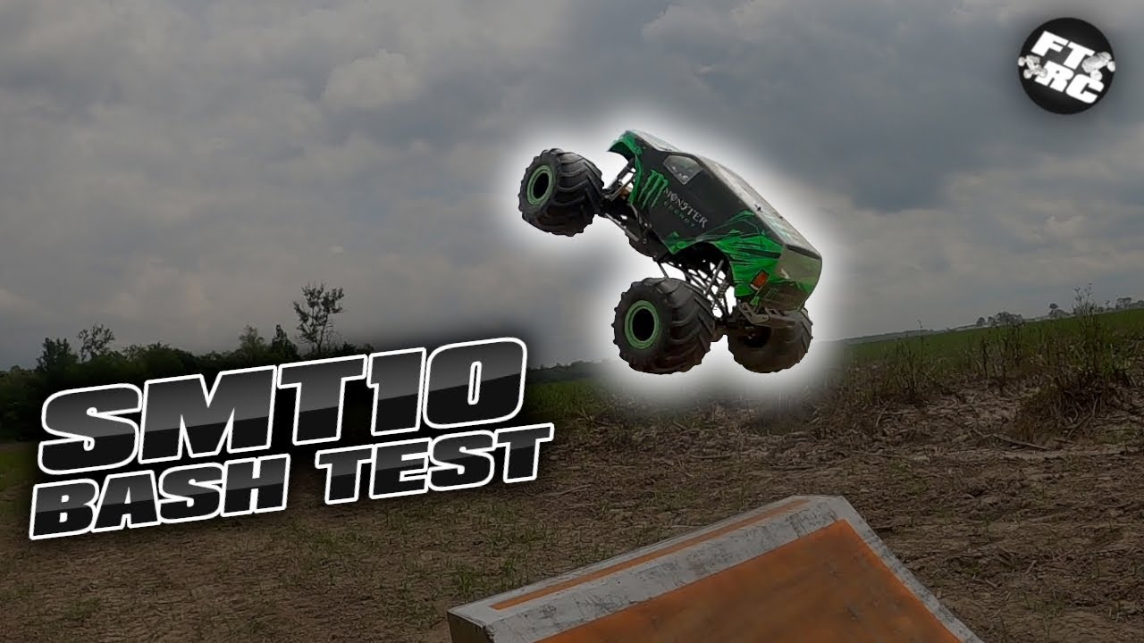 Bash Test the SMT10 Vanquish Axles! - YouTube
