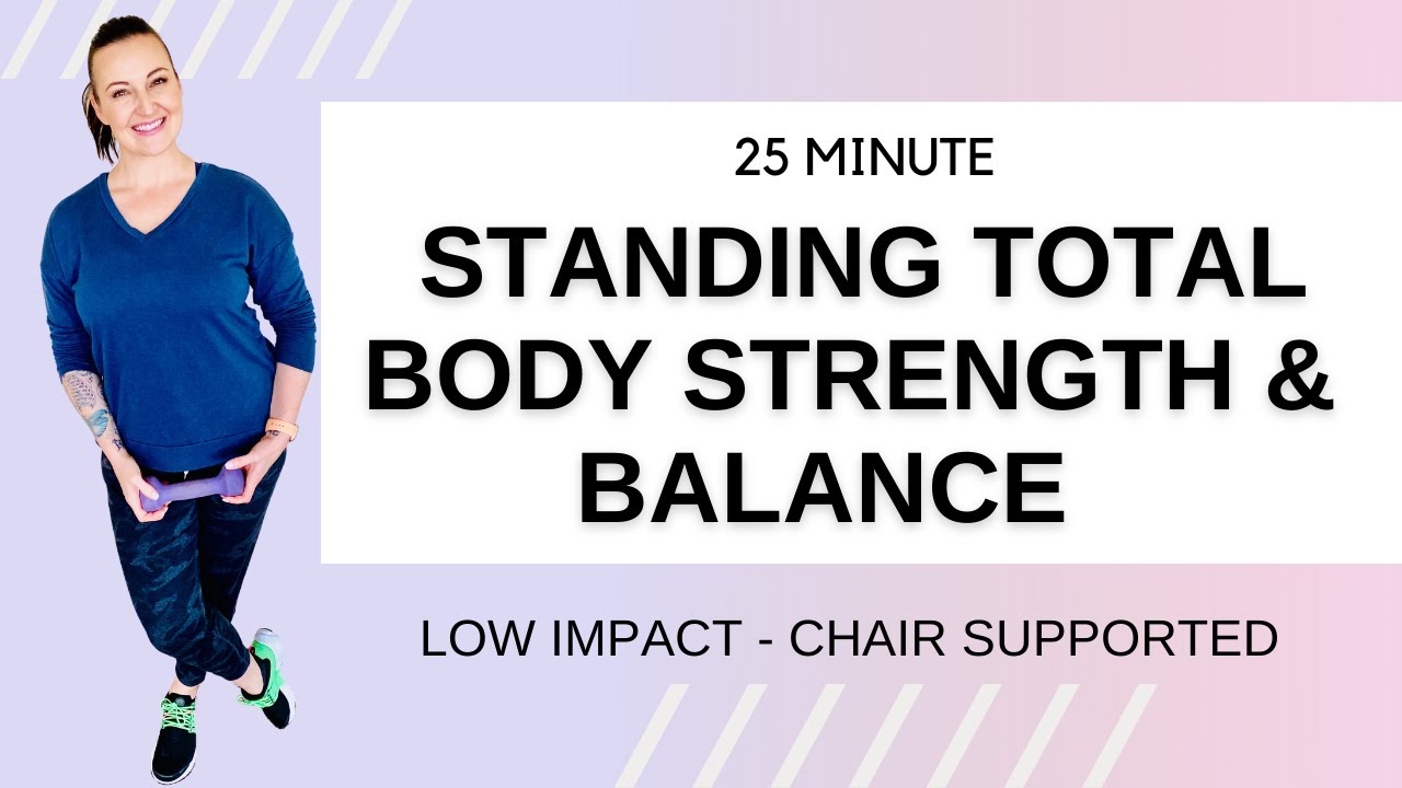 STANDING TOTAL BODY STRENGTH: Light Dumbell Strength Building, Core ...
