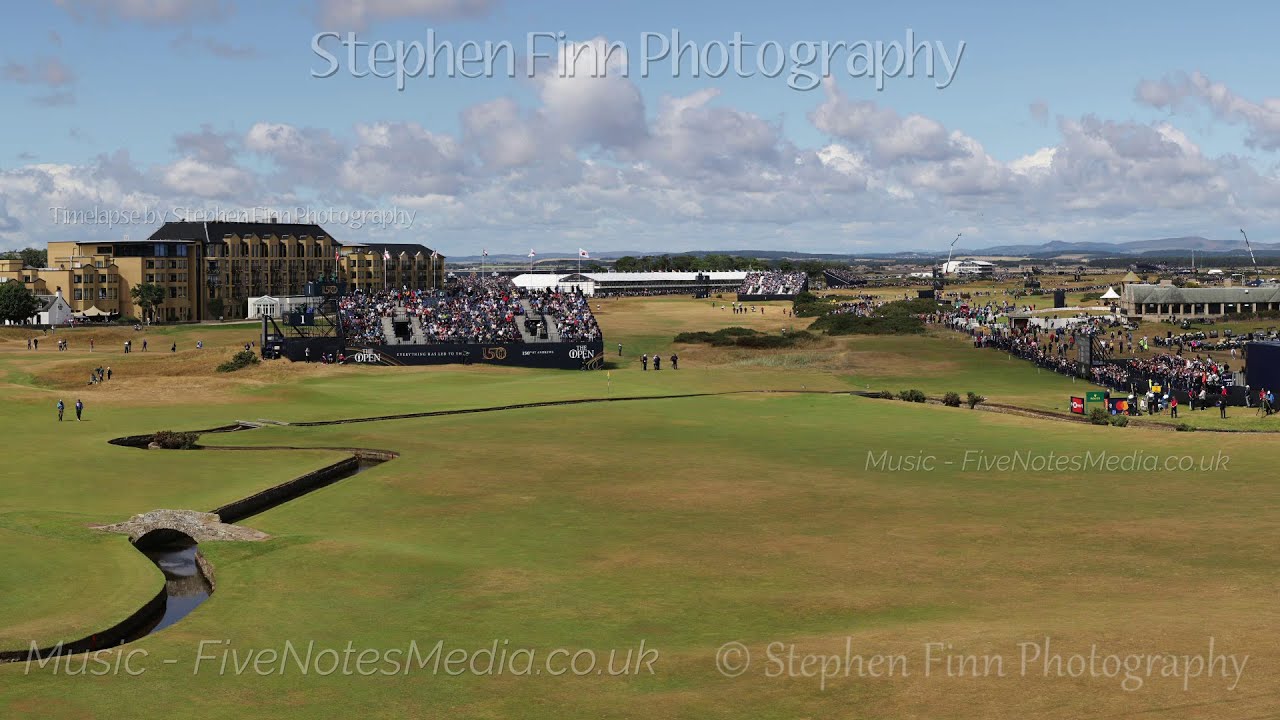 The Open St Andrews 2022 panoramas of Old Course - YouTube