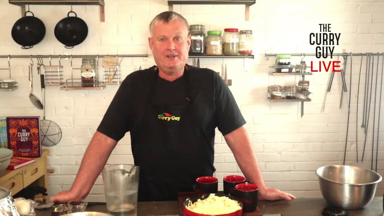 The Best Way To Steam Rice - Livestream Rice Pilau Demo - YouTube