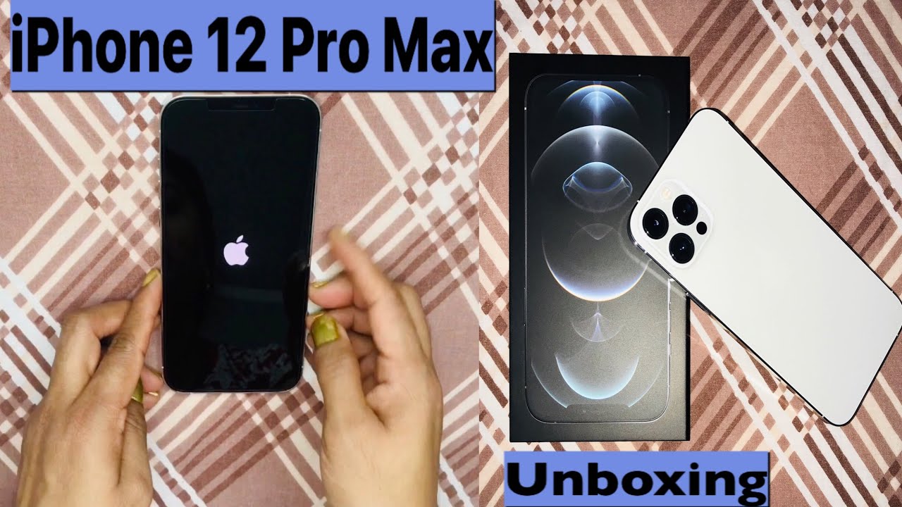 iPhone 12 Pro Max Unboxing, Setup and First Look | Apple Case, Screen ...