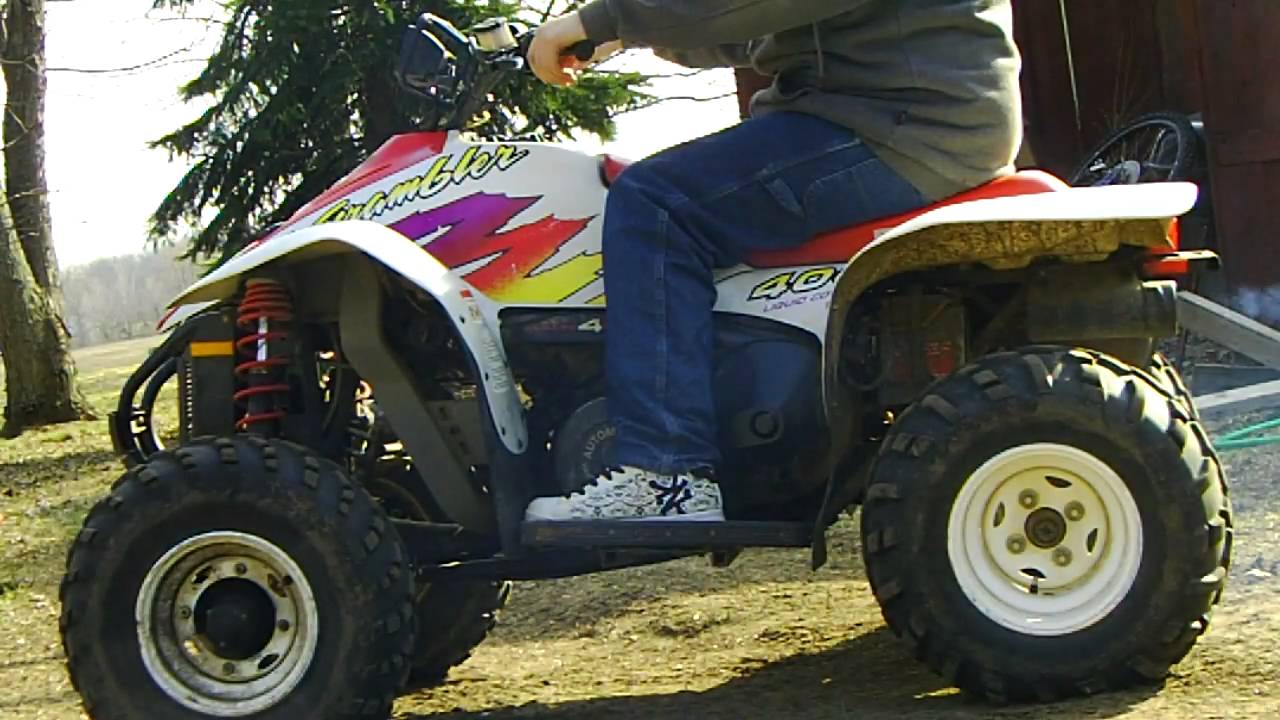 Atv start up - YouTube