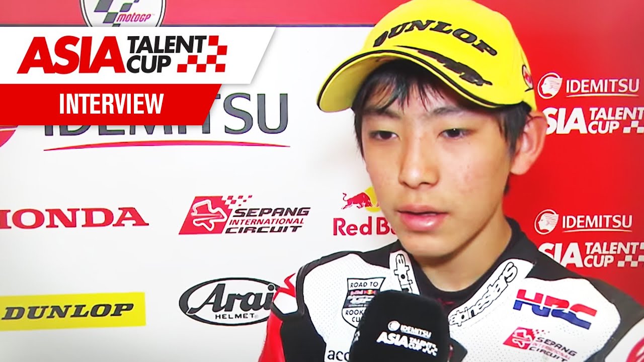Sho Nishimura Race 2 Interview | Round 1: Losail 2019 | Idemitsu Asia ...