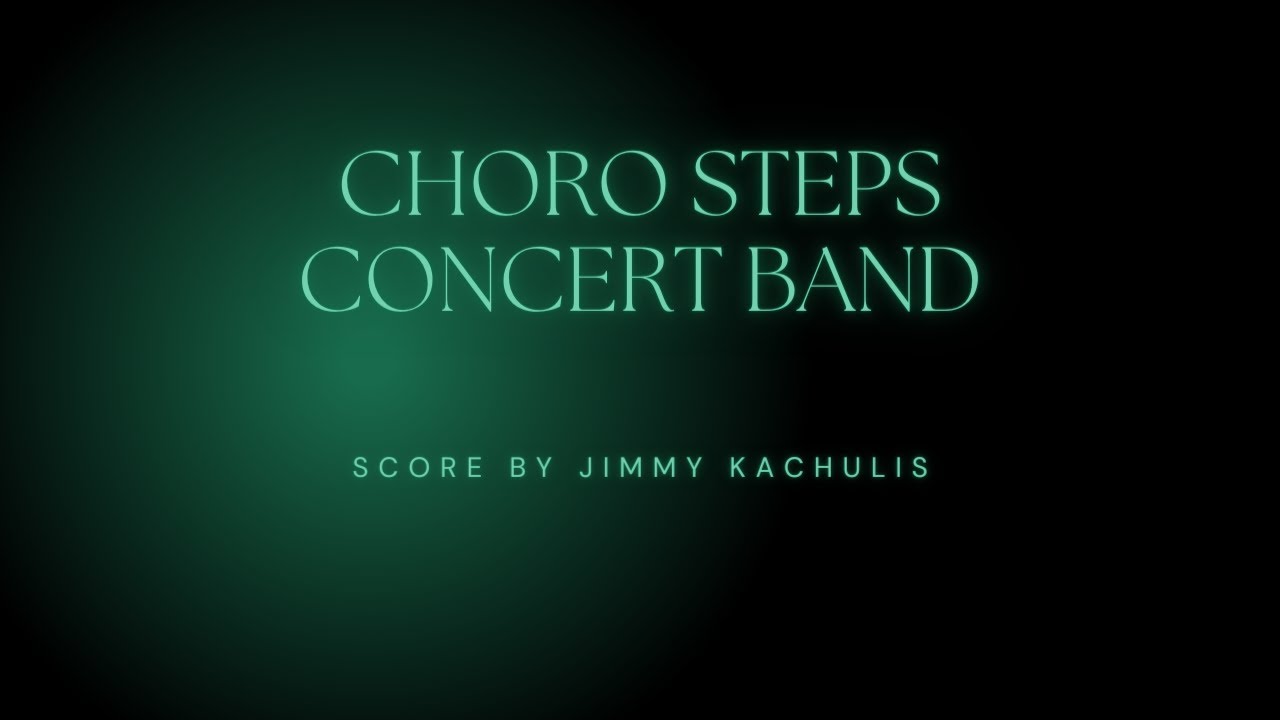 Choro Steps Concert Band Percussion- Score by Jimmy Kachulis - YouTube