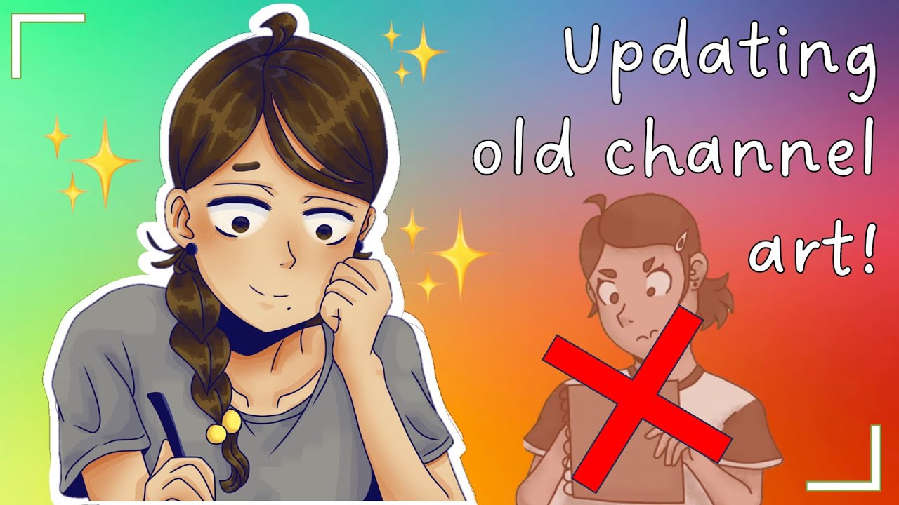 Let’s Redesign My Channel Art! ️ | Speedpaint and Commentary - YouTube