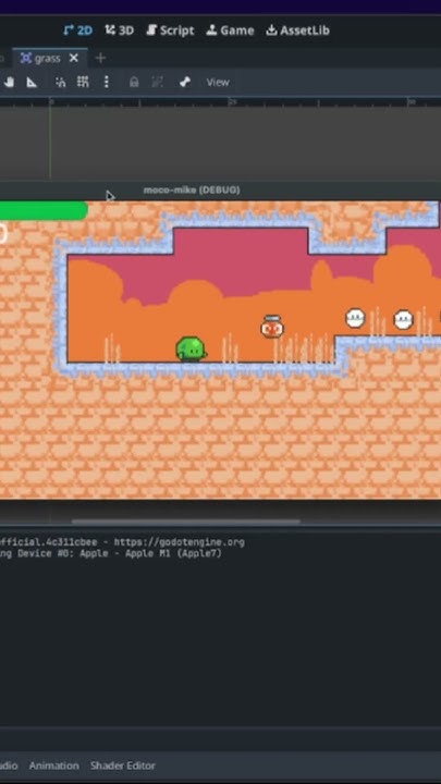 Cómo cree el césped con movimiento para mi juego pixel art con #godot #pixelart #gamedevblog ...