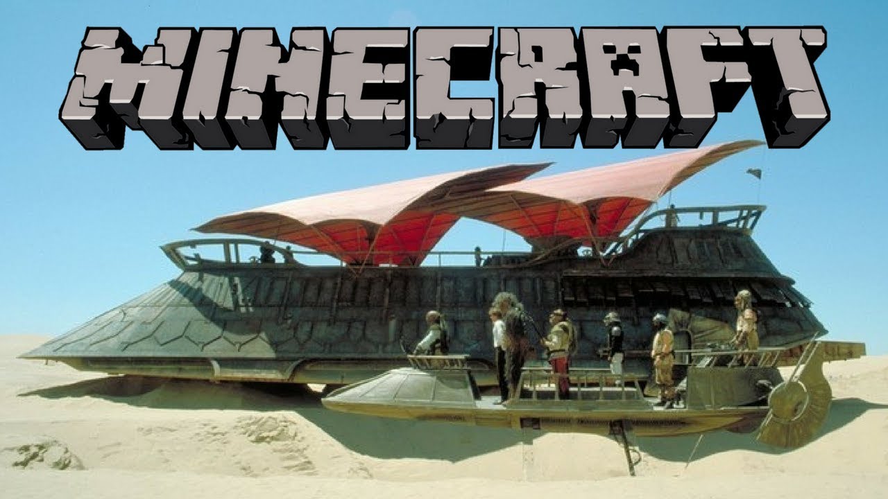 Minecraft Jabba's sail barge - YouTube