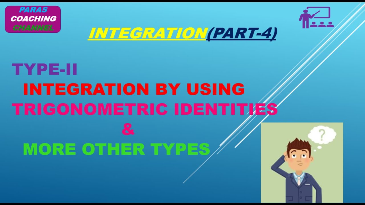 Integration class 12 ||Cbse maths ||Integration using Trigonometric ...