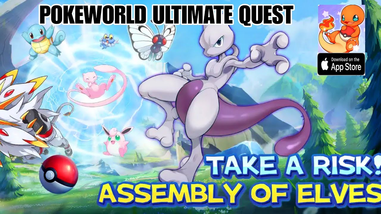 Pokeworld: Ultimate Quest Gameplay - Pokemon RPG Game iOS - YouTube
