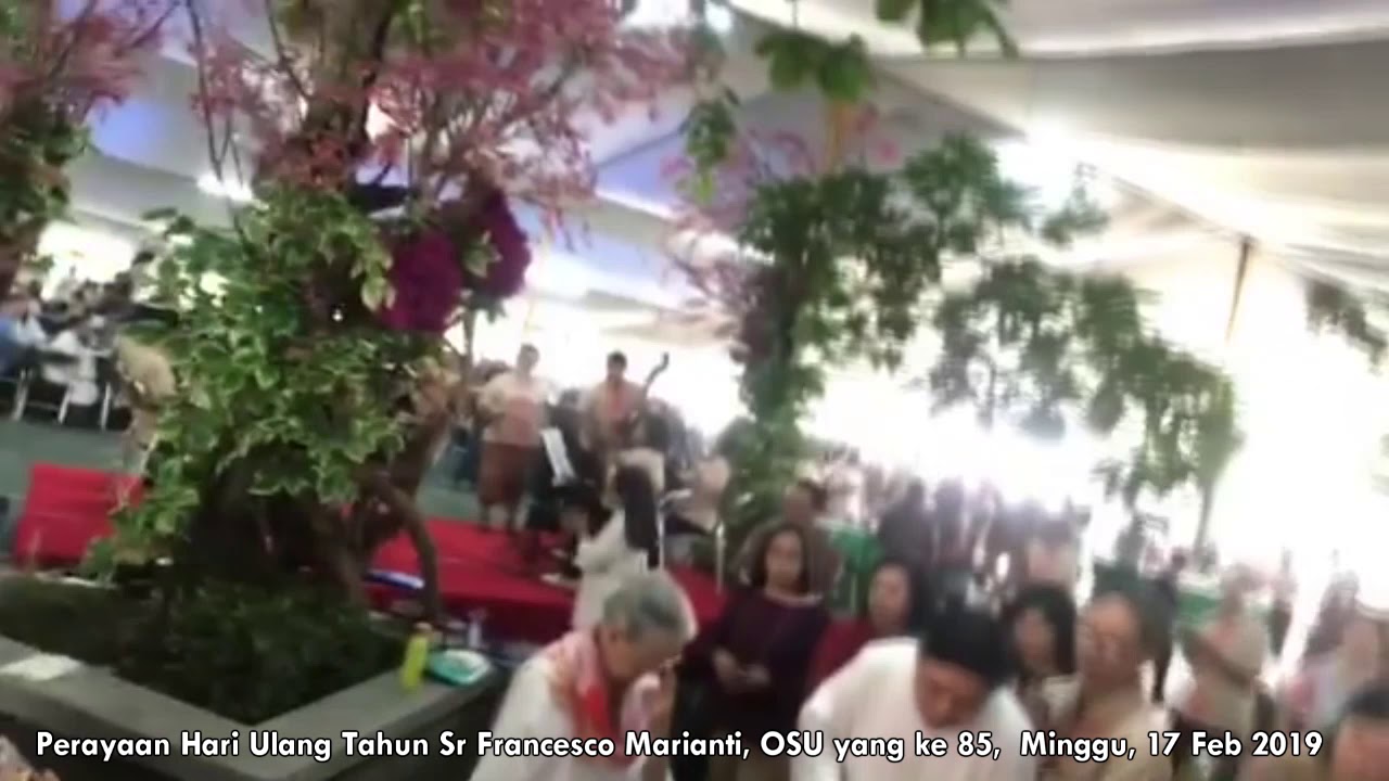 ST Ursula BSD - Ulang Tahun Suster Francesco Marianti OSU ke 85 - YouTube