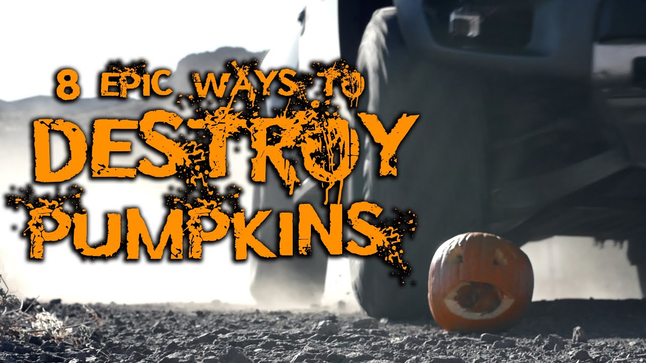 8 Epic Ways to Destroy Pumpkins - YouTube