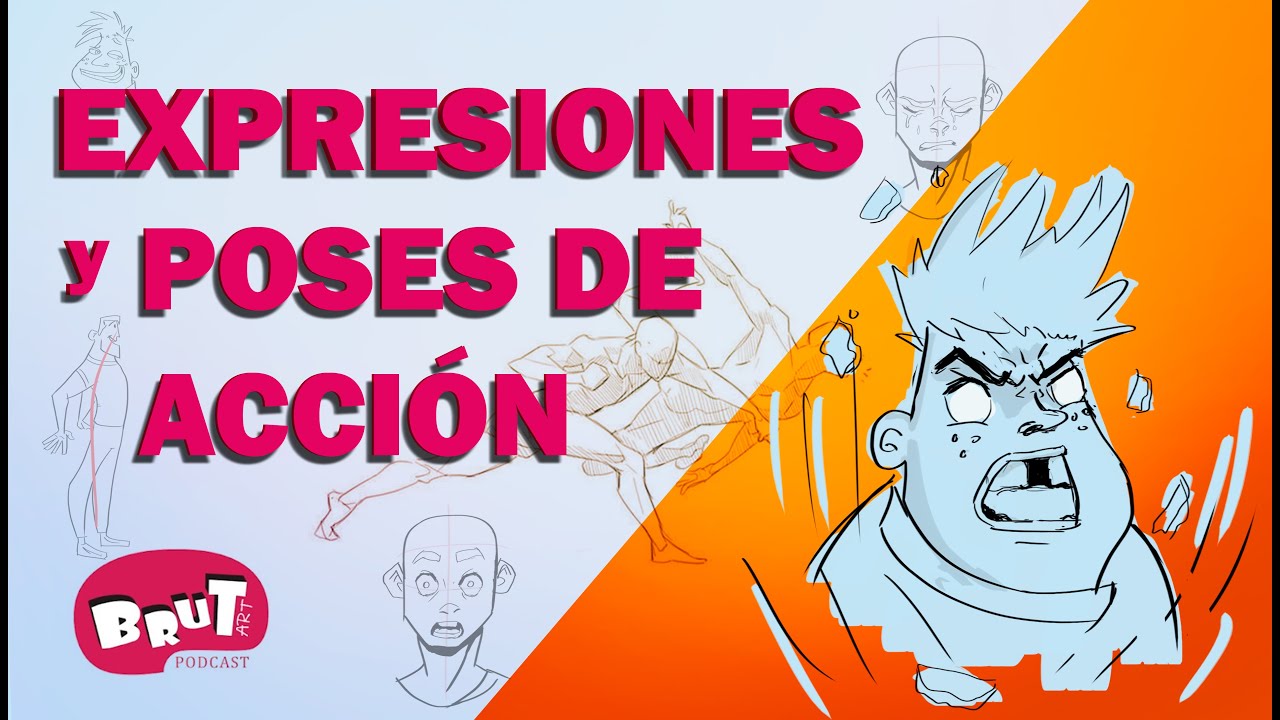 Diseño de personajes 06 - Expresiones y Poses de Acción - Part 1 - YouTube