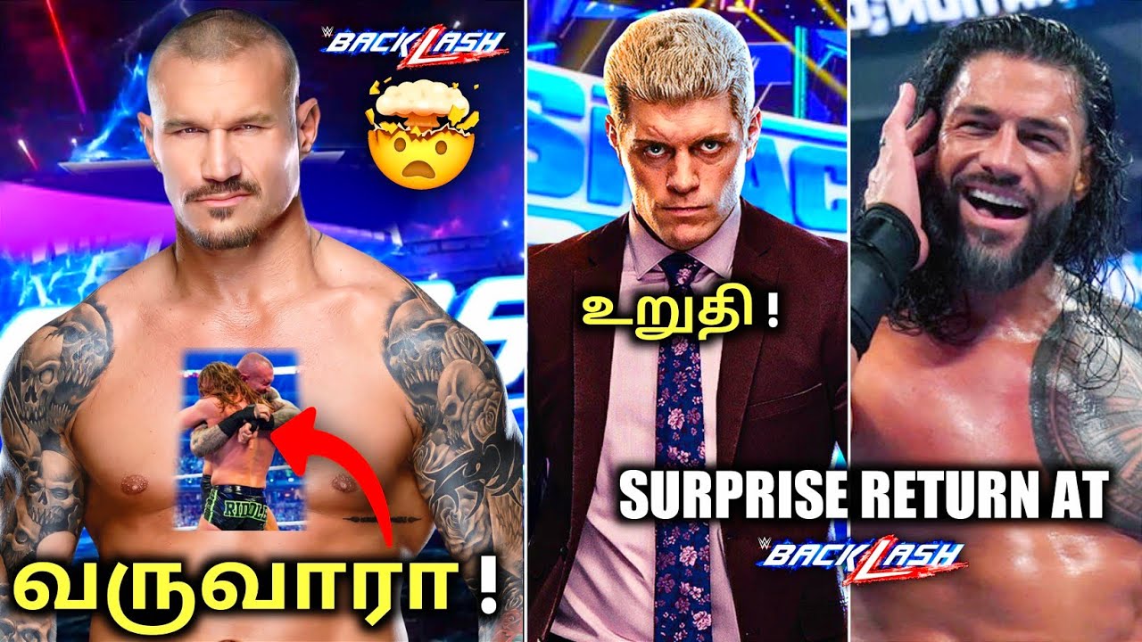 RANDY Orton RETURN At Backlash |SURPRISE Return At Backlash | Cody ...