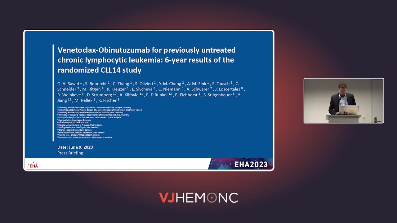 6-year results of CLL14: venetoclax-obinutuzumab for previously ...