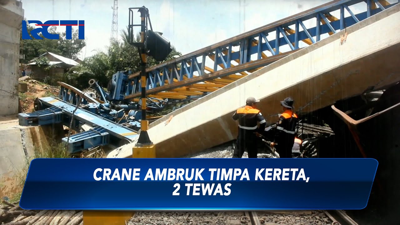Alat Berat Pengangkat Beton di Muara Enim Roboh Timpa Kereta - SIS 08/ ...