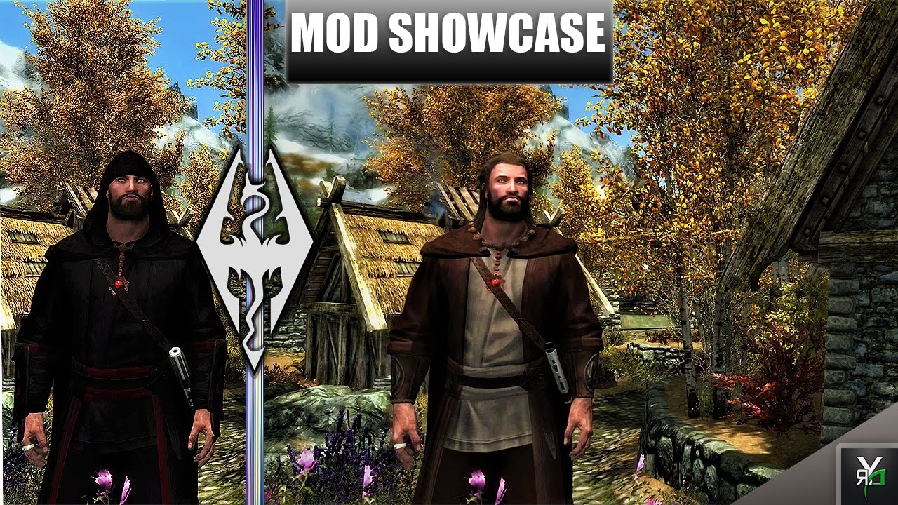JEDI AND SITH CLOAKS!!- Xbox Modded Skyrim Mod Showcase - YouTube