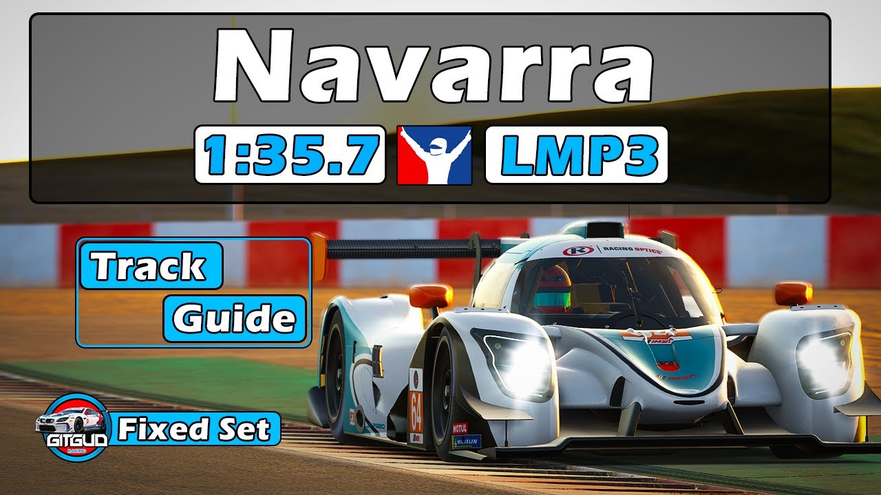 iRacing Ligier JS P320 LMP3 Navarra Track Guide - 1:35.7 - YouTube