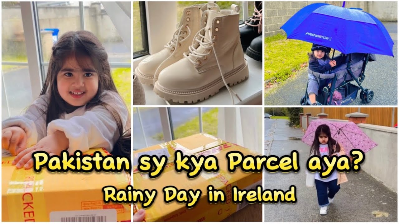 Pakistan sy kis ny Parcel bheja?📦|| What’s inside the Box🧐|| Rainy Day ...