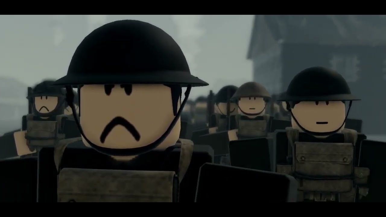 roblox journey's end ww1 march animation - YouTube