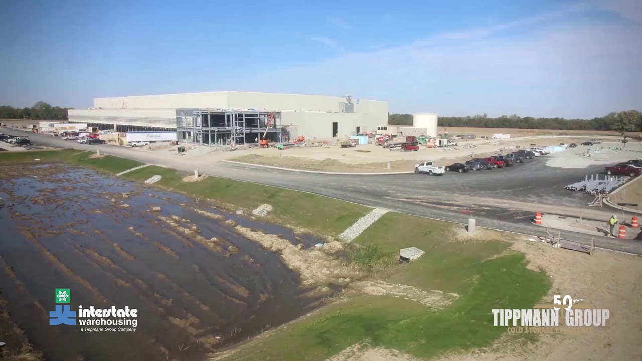 Interstate Warehousing - Anderson, IN Time Lapse Construction Video ...