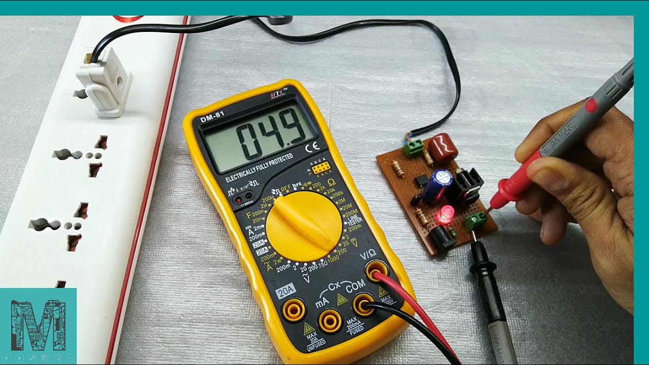 Make your own Transformer less 230V AC to 5V DC Power Supply | MUFA ...