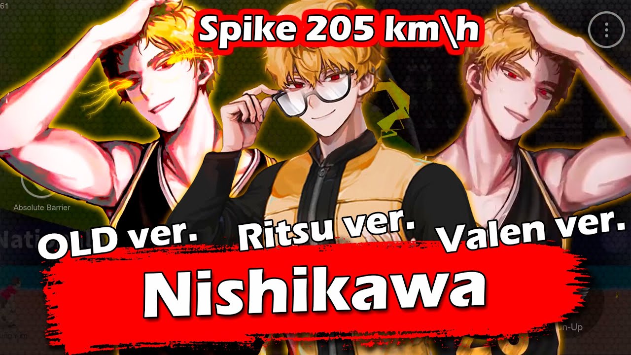 Nishikawa. Three Mobile version. Who is stronger. Spike 205 km\h. The ...