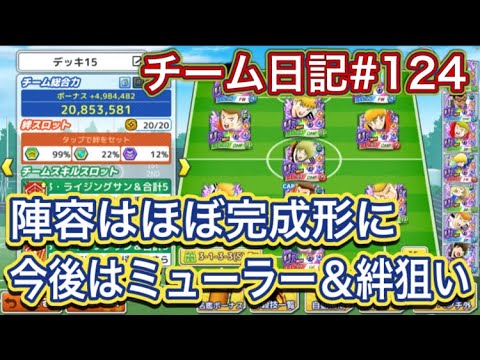 たたかえドリームチーム第1,459話　チーム日記#124 絆以外は完成形に近づいたかな。新チーム紹介。