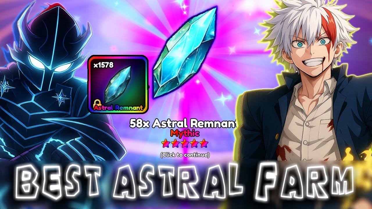 Best Astral (Rerolls) Farm in Anime Power Defense Roblox + Best Team ...