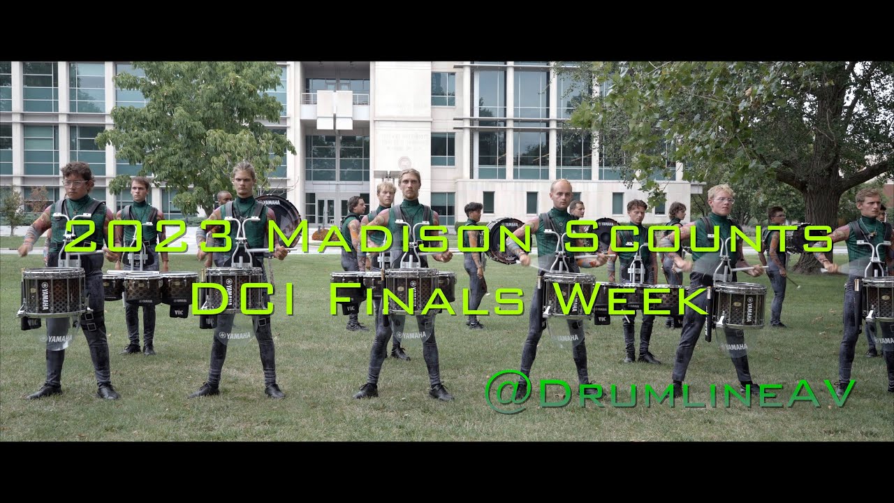2023 Madison Scouts Drumline DCI Finals Week - YouTube