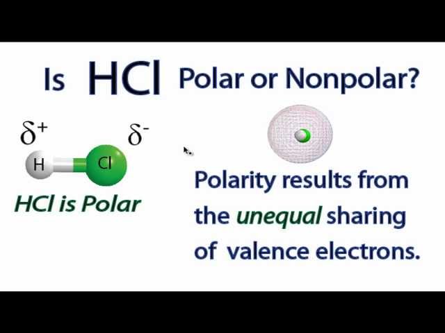 Polar Covalent Bond Hcl