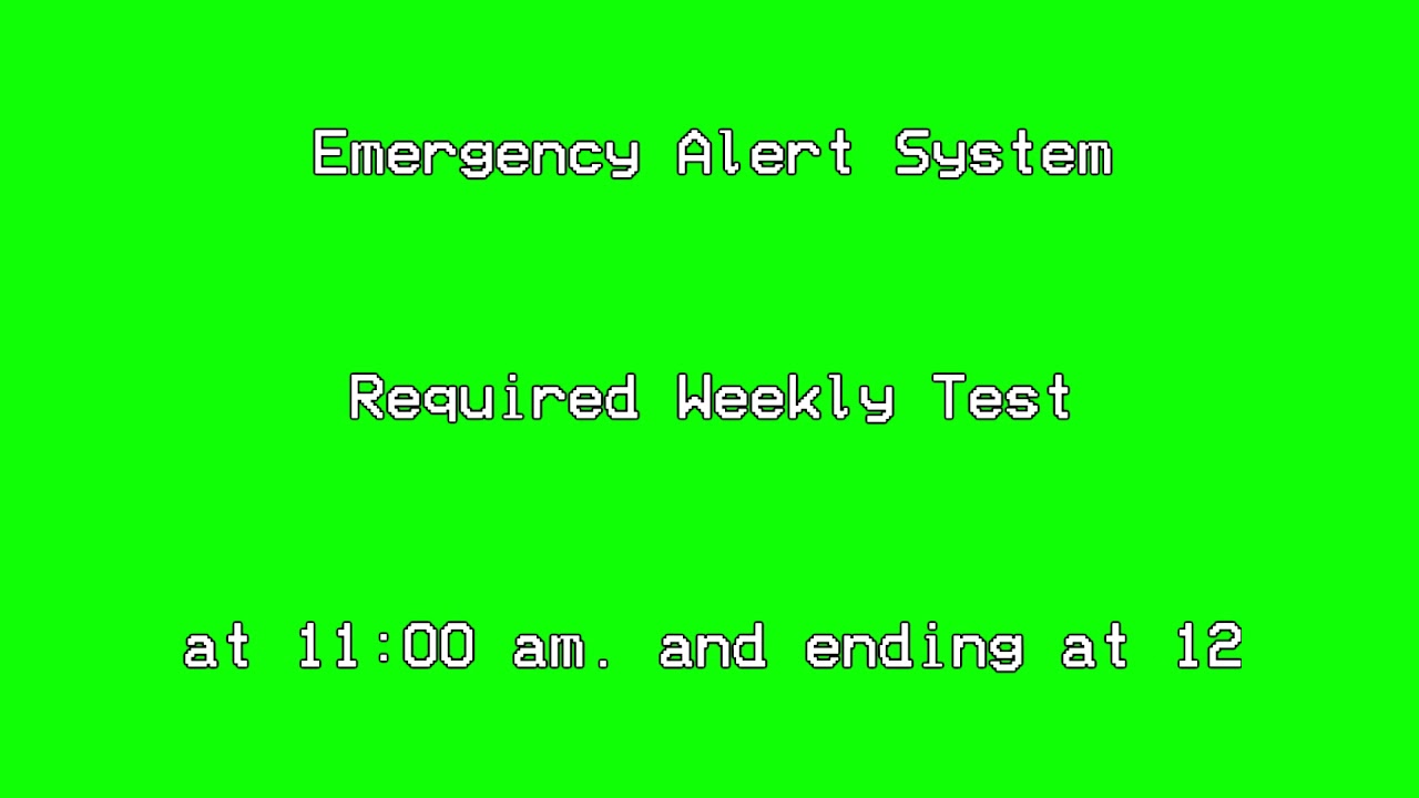 Green Screen EAS #7 - YouTube