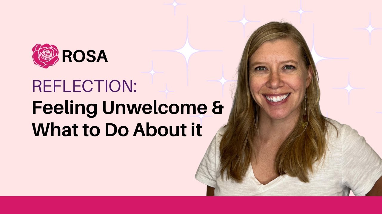 Feeling Unwelcome and What do Do About it - YouTube