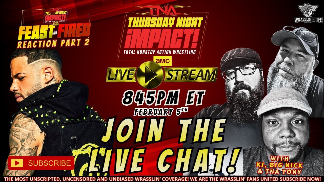 TNA Impact Live Reaction & Watch Along (February 5, 2026) #tnaimpact # ...