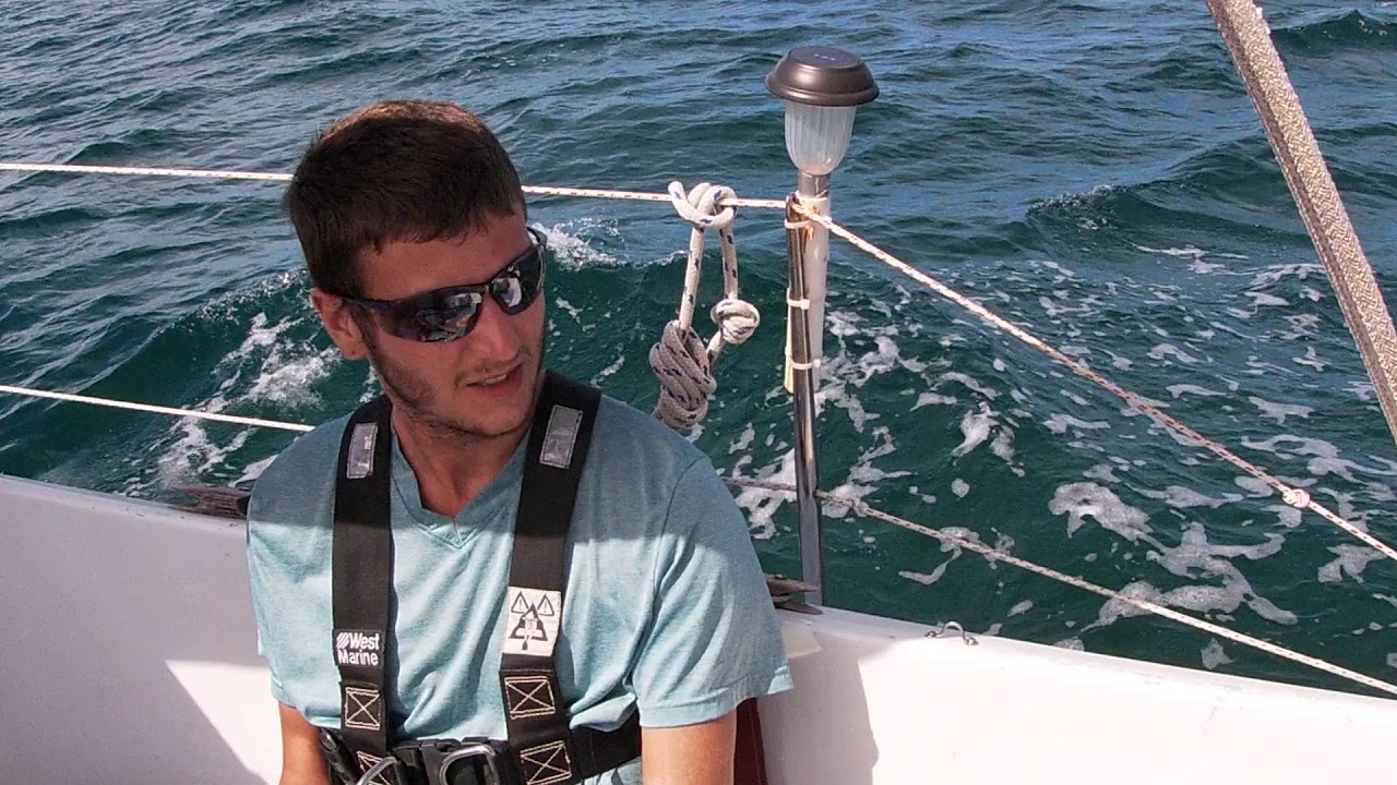 Motoring a Sailboat - YouTube