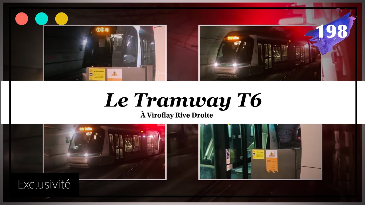 Le Tramway T6, à Viroflay Rive Droite #198 - YouTube