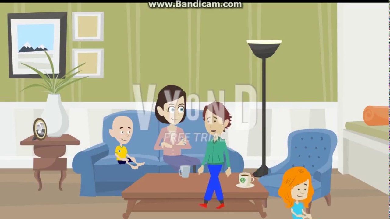 Rosie gets grounded for failing the math test/Caillou gets ungrounded ...